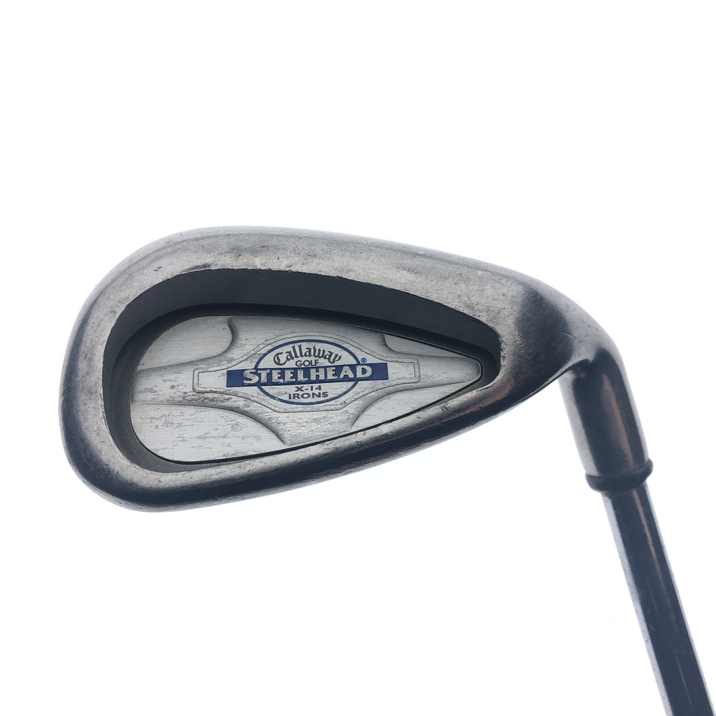 Used Callaway X-14 9 Iron / 42 Degrees / Uniflex Flex– Replay Golf