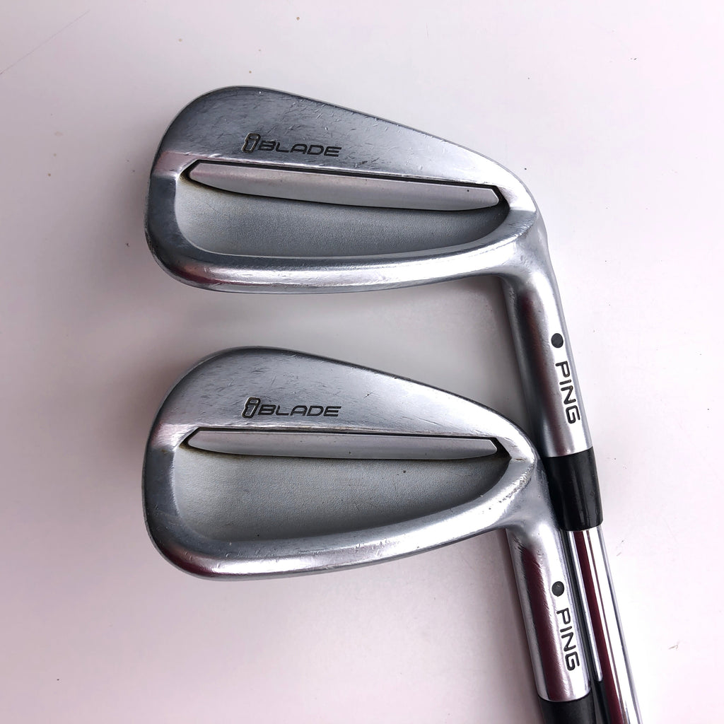 Used Ping iBlade Iron Set / 6 - W / Ping AWT 2.0 Regular Flex | Replay Golf