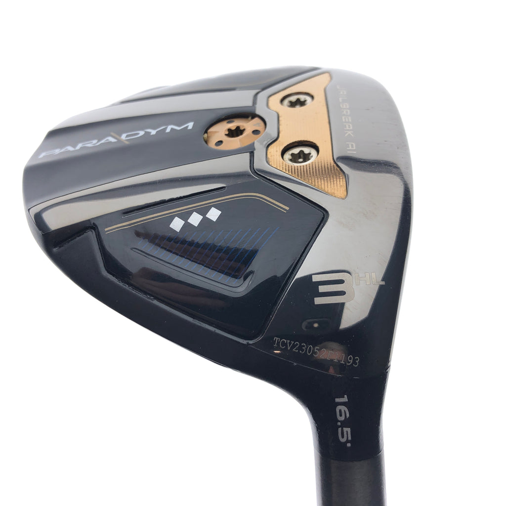 Used TOUR ISSUE Callaway Paradym Triple Diamond 3 HL F'W / 16.5 Deg / Stiff Flex | Replay Golf
