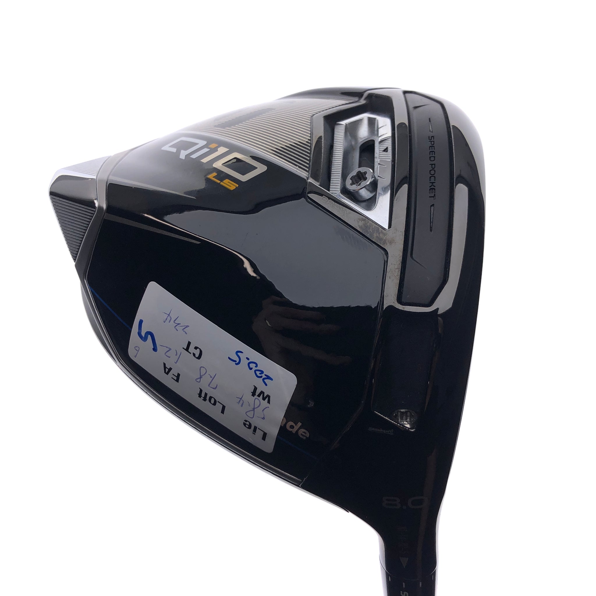 Used TOUR ISSUE TaylorMade Qi10 LS Driver / 8.0 Degrees / Stiff Flex ...