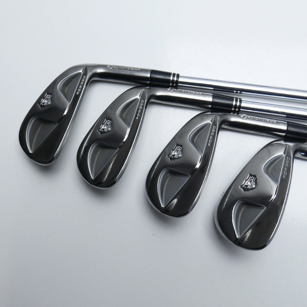 Used TaylorMade RAC TP MB Smoke Iron Set / 3 - PW / Stiff Flex | Replay ...