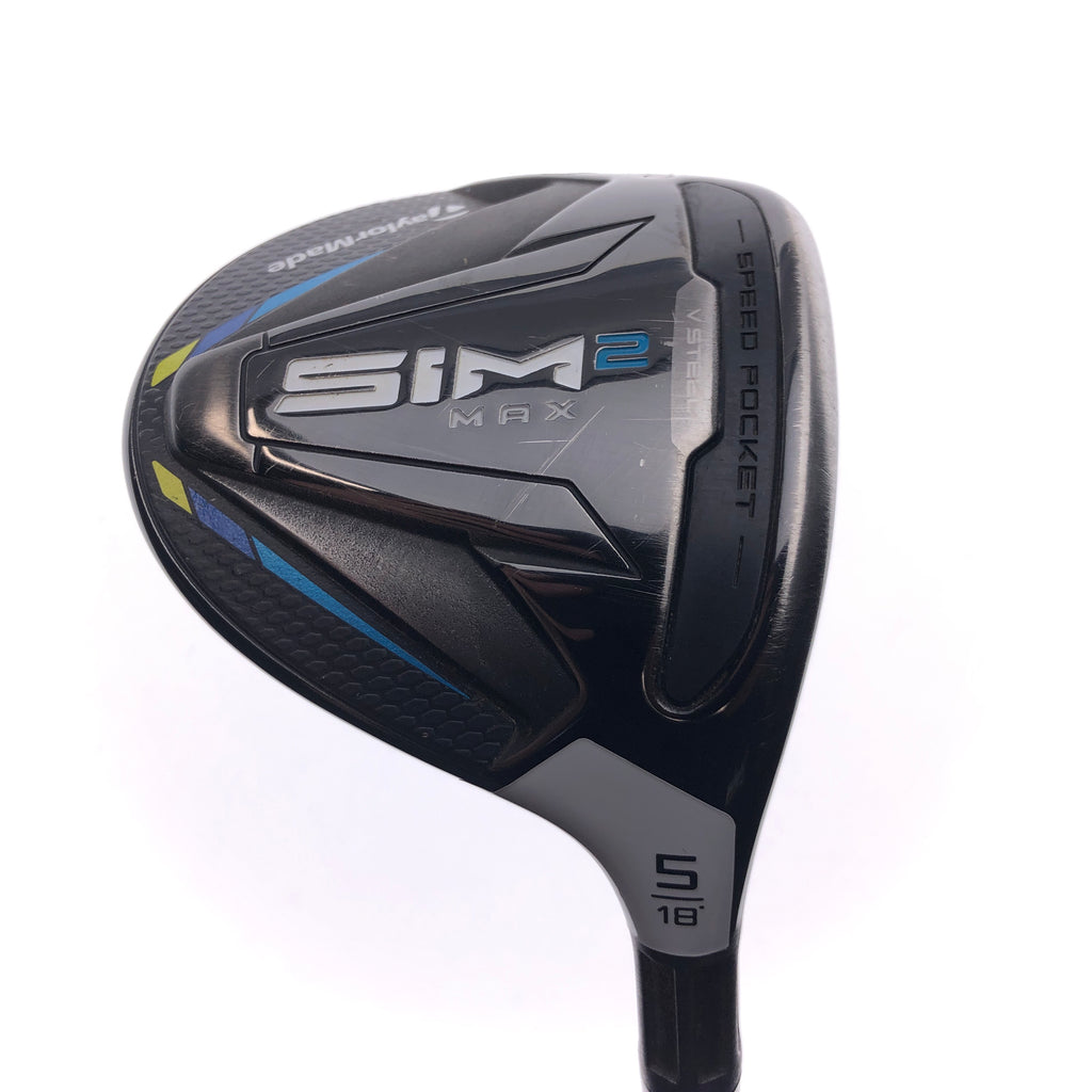 Used TaylorMade Sim2 Max 5 Fairway Wood / 18 Degrees / Soft Regular Flex | Replay Golf