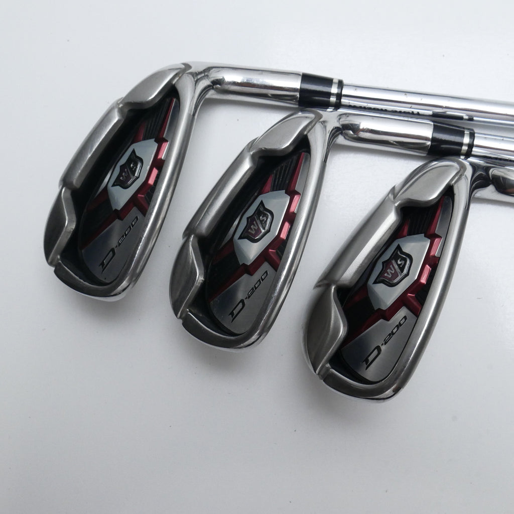 Used Wilson D200 Iron Set / 5 - SW / Uniflex | Replay Golf